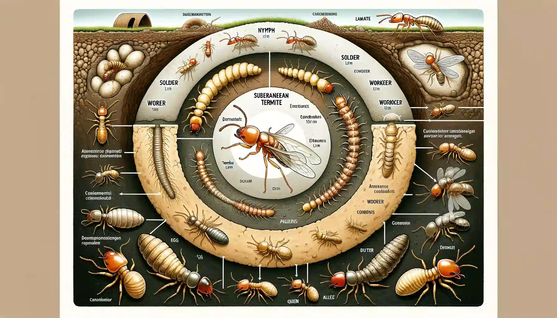 ¡El Mundo Secreto de las Termitas! Ciclos de Vida y Biología